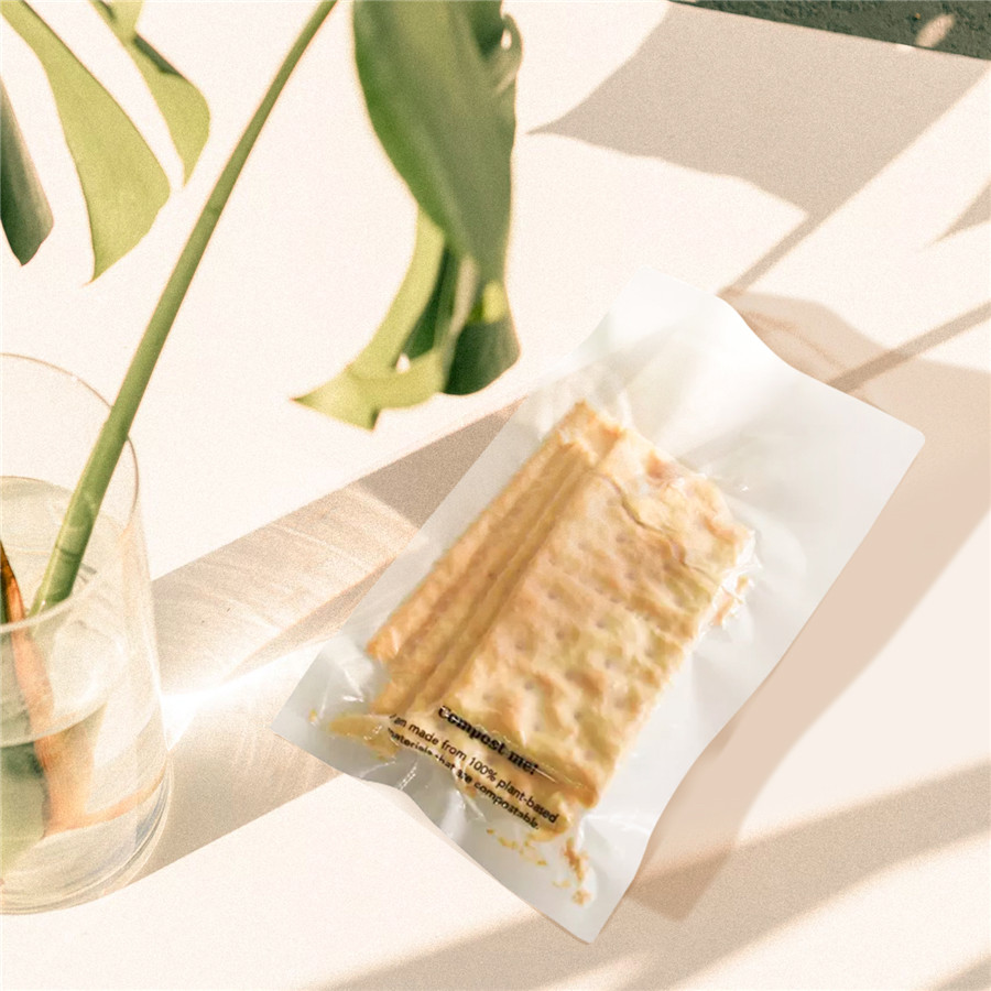 100 Home Compostable Food Packaging Stand Up Pouches Child Resistant Zipper Bags - Buy Home ...